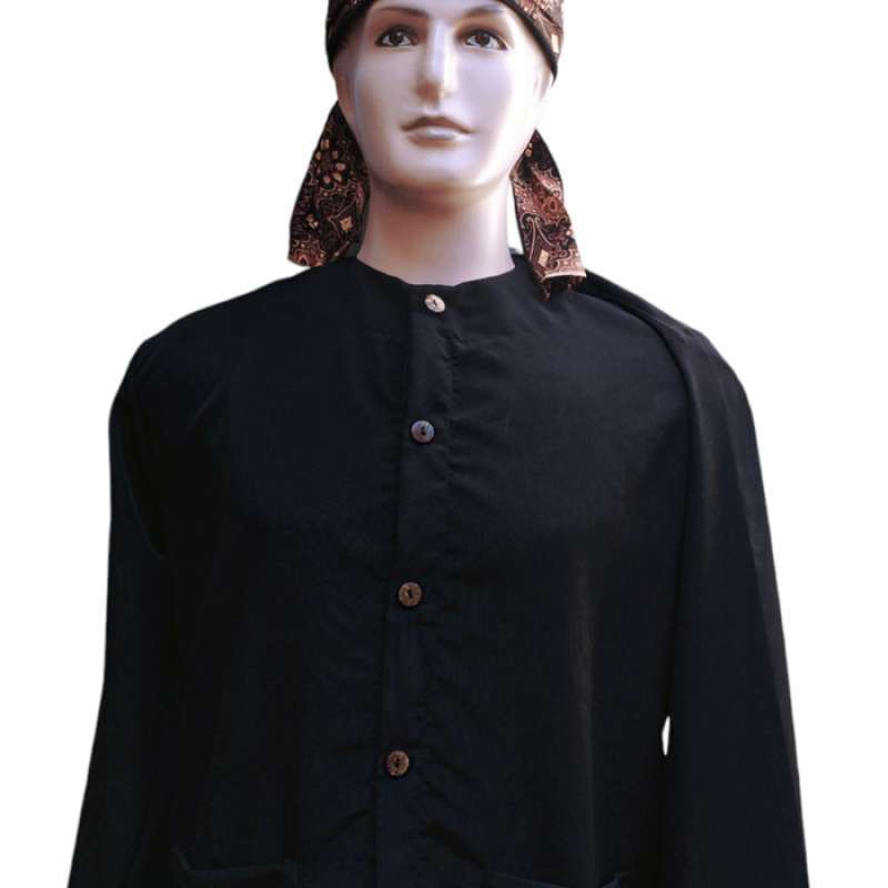 Jual Stelan Baju Pangsi Hitam /pangsi Tradisional Khas Sunda Size M, L ...