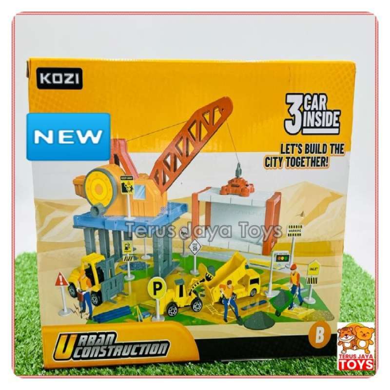 Promo Mainan Mobil Truk Konstruksi Perkotaan - Urban Construction ...