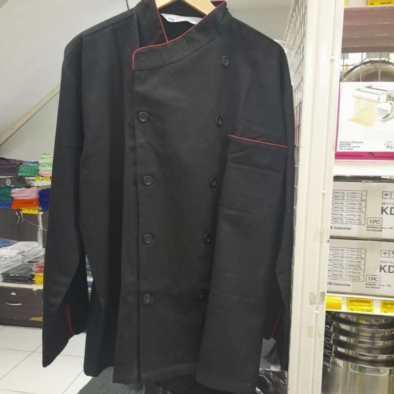 Jual Mychef Brigade Black Chef Coat / Baju Koki #bcc01 - M Di Seller Zati Shop - Cengkareng ...