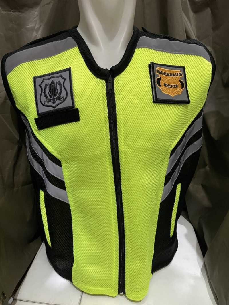 Jual Rompi Double Mesh Satpam - Rompi Satpam - Rompi Security Tebal - M ...