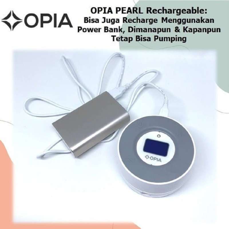 Promo Opia Pearl Rechargeable Double Electric Breastpump Pomp Asi Diskon 23% Di Seller Dapur ...