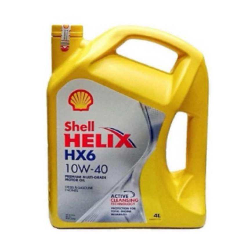 Jual Oli Shell Helix Hx6 4 Liter Oli Mesin Motor Mobil Shell Hx 6 4000ml Di Seller Perdana Motor ...