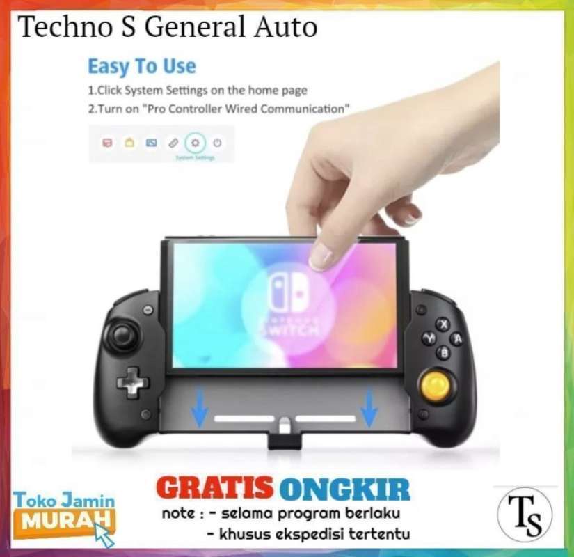 Jual Dobe Controller Grip Pad Pro Nintendo Switch V1 V2 Oled - Tns 1125 ...