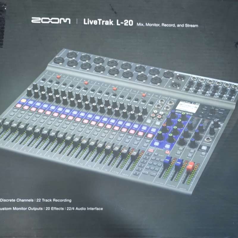 Promo Promo- Zoom Livetrack L-20 Digital Mixer & Multitrack Recording Resmi Diskon 50% Di Seller ...