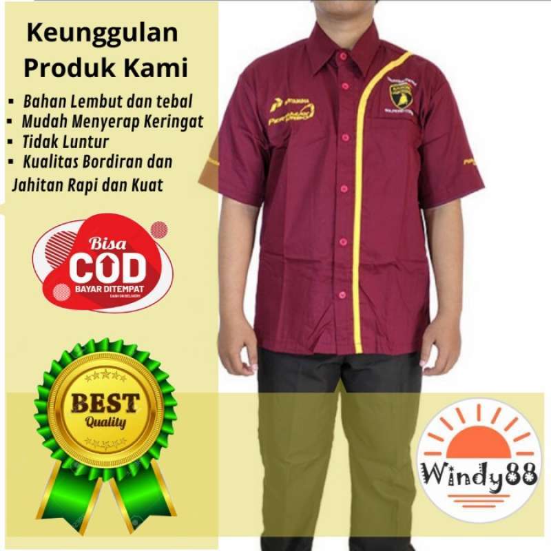 Jual Seragam Pertamax Turbo, Baju Spbu Pertamina Pertalite Pria Wanita ...