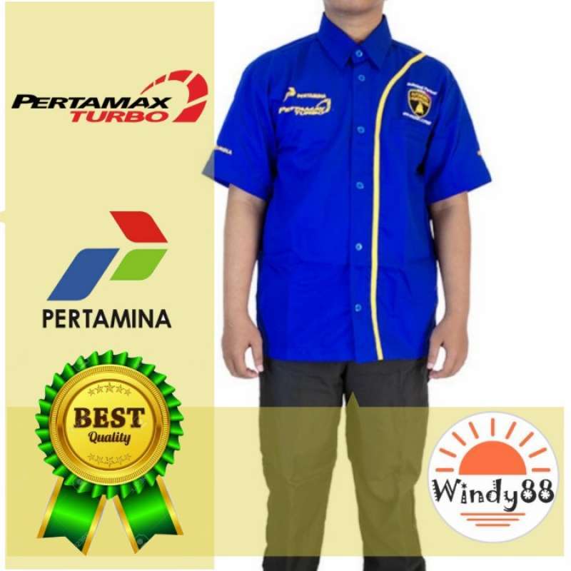 Jual Seragam Pertamax Turbo, Baju Spbu Pertamina Pertalite Pria Wanita ...