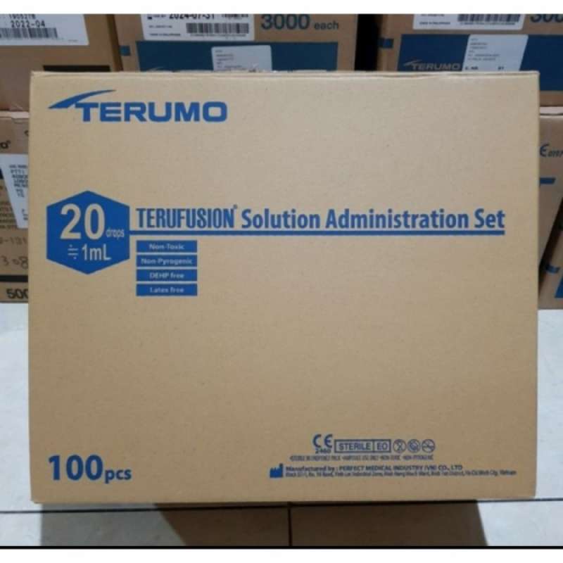 Promo Infuset Terumo Dewasa Selang Infus Infusion Set Terumo Isi 50 Pcs Diskon 23% Di Seller ...