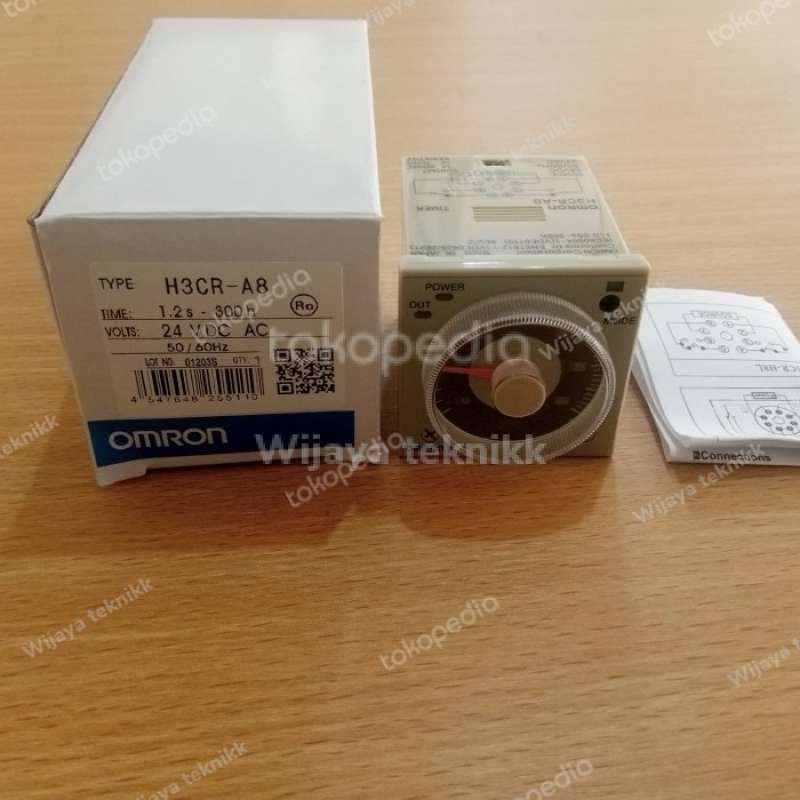 Promo Timer Omron H3cr-a8 H3cr A8 H3cr - A8 H3cra8 24v Dc With Socket ...
