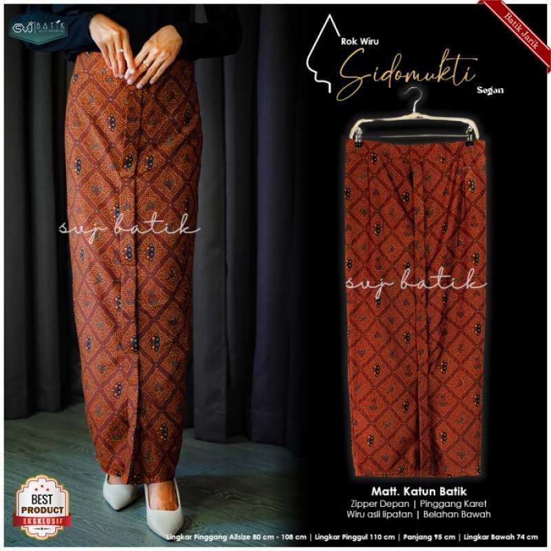 Jual Rok Lipit Panjang Span Wiru Bawahan Kebaya Batik Adat Jawa Di Seller Zati Shop - Cengkareng ...