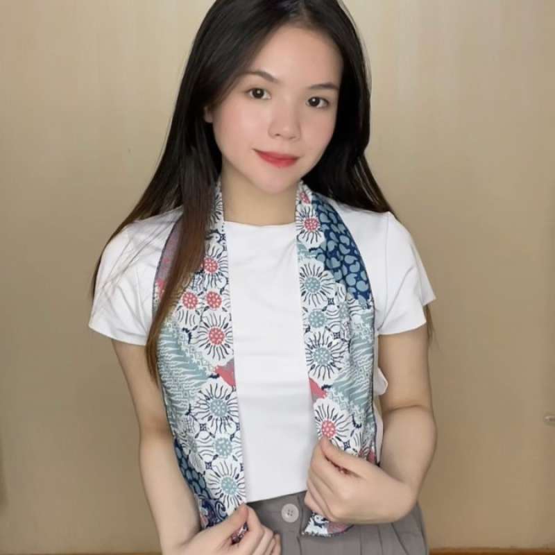 Jual Syal Batik Khas Indonesia Souvenir Hadiah Unik Khas Jakarta ...