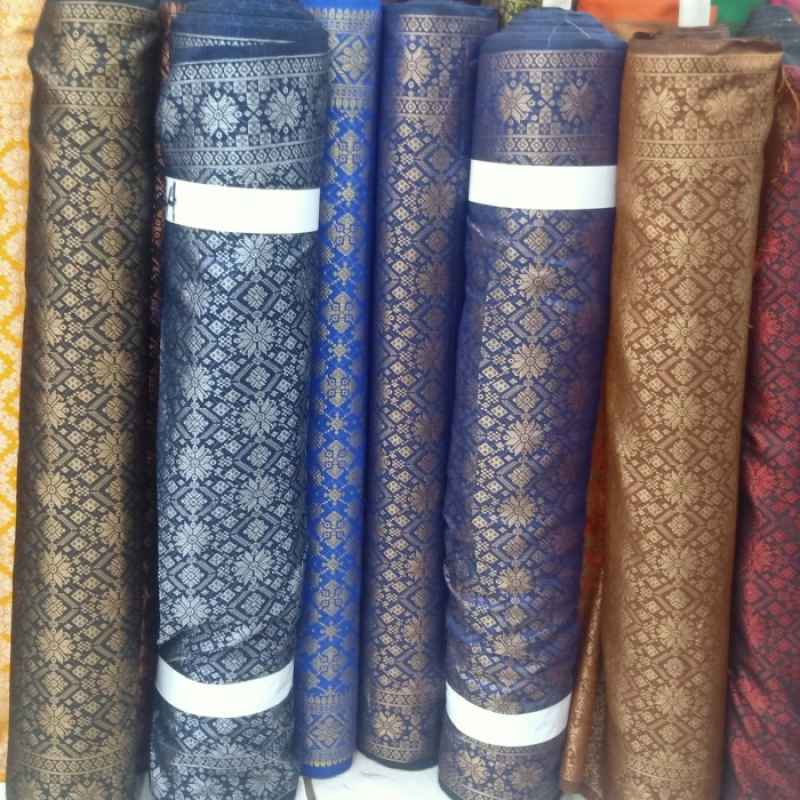 Jual Bahan Bakal Kain Songket Khas Melayu Meteran Di Seller Winter ...