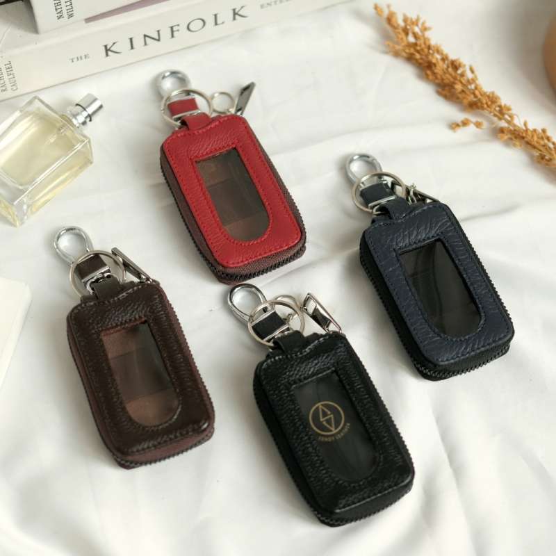 Jual Gantungan Kunci Mobil Kulit Asli Dompet Stnk Key Chain Tempat ...