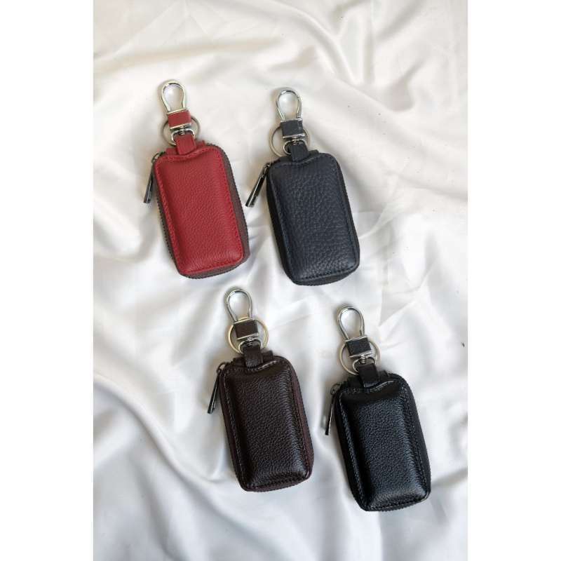 Jual Gantungan Kunci Mobil Kulit Asli Dompet Stnk Key Chain Tempat ...