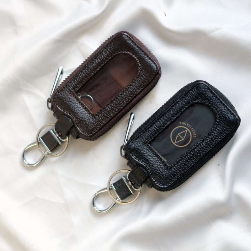Jual Gantungan Kunci Mobil Kulit Asli Dompet Stnk Key Chain Tempat ...