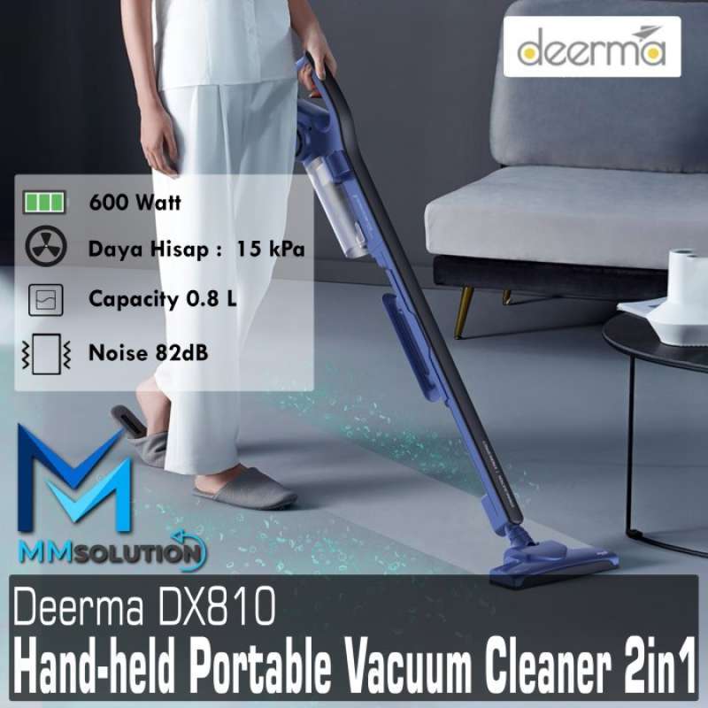 Promo Deerma Dx810 Hand-held Portable Vacuum Cleaner 2in1 Penyedot Debu ...