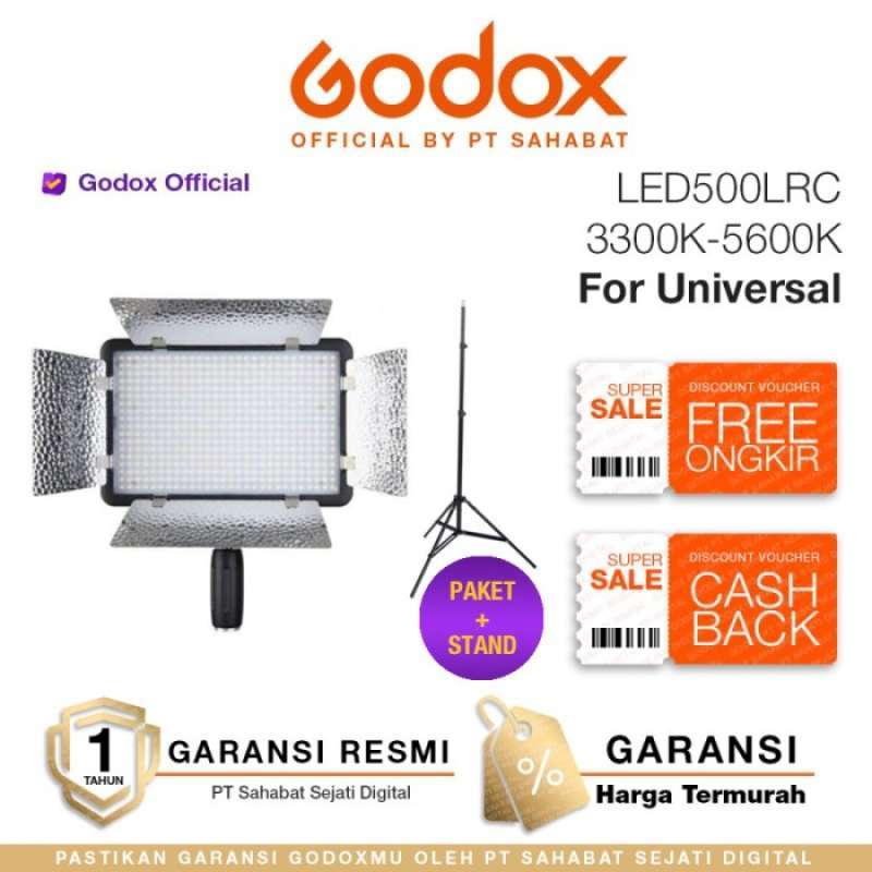 Promo Godox 500 Lr-c Led Panel Photo Video Light - Godox 500lrc Diskon ...