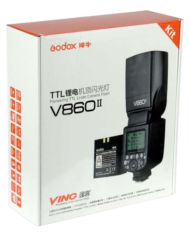 Promo Godox V860ii Flash Godox V860ii Ttl Batt Lithium For Diskon 23% ...