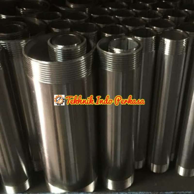 Promo Pipa Nepel Stainless Ss304 20cm Drat 2 1/2 Inch / Pipa Neple ...