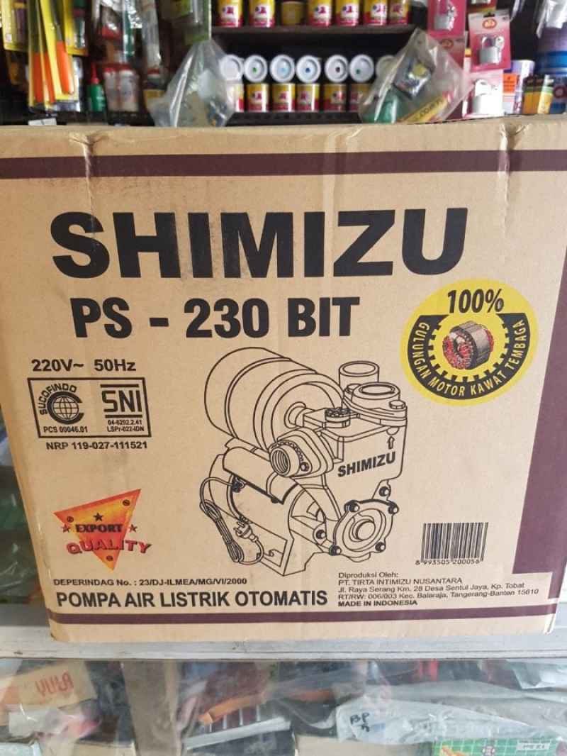 Promo Pompa Air Shimizu Tipe Ps-230 Bit Diskon 23% Di Seller Specta Store - Cengkareng Barat ...