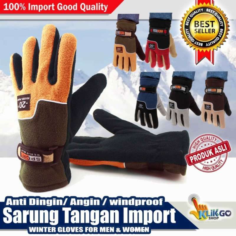 Jual Sarung Tangan Winter Anti Dingin Sarung Tangan Gunung Anti Angin ...