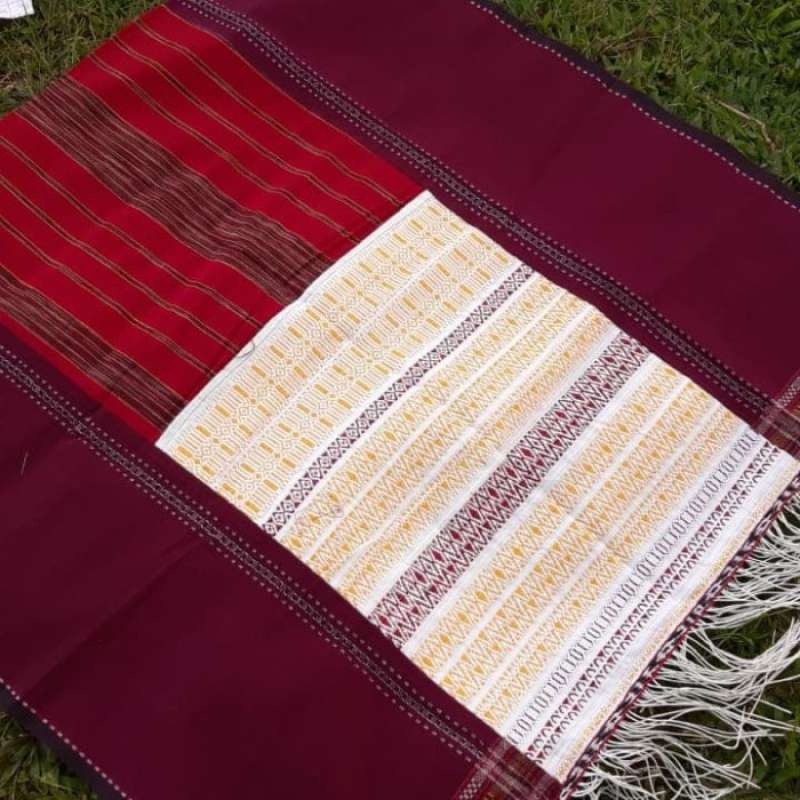 Jual Ulos Paccamot Passamot Ulos Hitam Merah Batak Toba Ulos Pucca Di ...