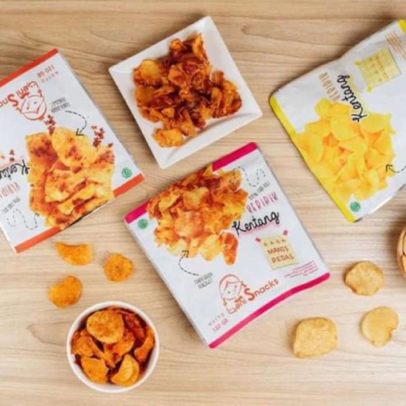 Jual Leni Snack Keripik Kentang Potato Chips Leni Snack Keripik ...