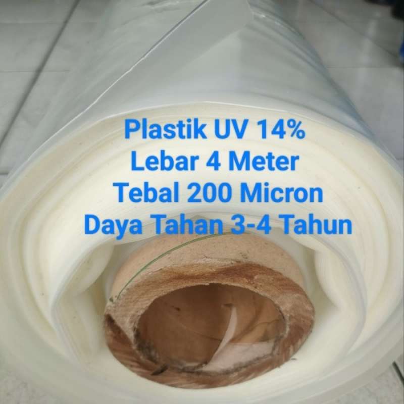 Promo Plastik Uv Lebar 4 X Panjang 5 Meter Ketebalan 200 Micron Terbaik ...