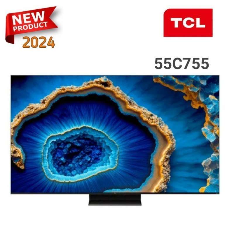 Jual Tv Tcl 55c755 Qd-mini Led 55 Inch 4k Uhd Smart Google Tv + Packing ...
