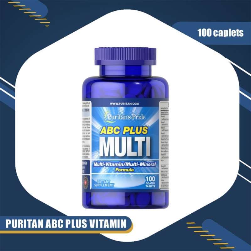 Promo Puritan Pride Abc Plus Multi Vitamin & Mineral Isi 100 Tablet Ori ...