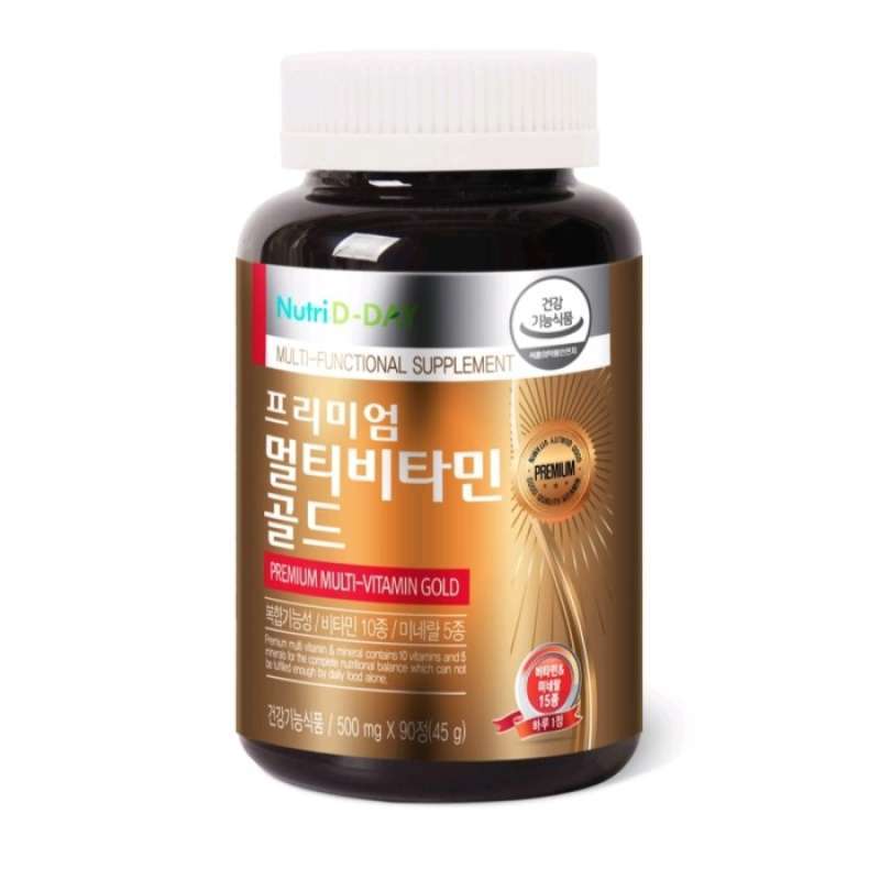Promo Nutrid-day Premium Multi Vitamin Gold Korea Diskon 33% Di Seller ...