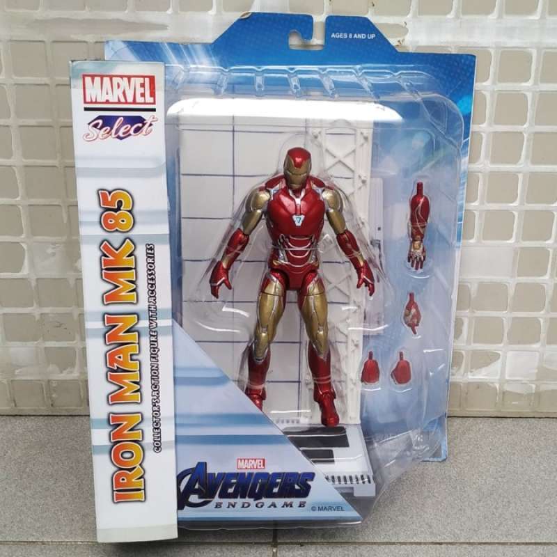 Promo Diamond Marvel Select Ironman Mark 85 Iron Man Mk85 Avengers Endgame Diskon 10% Di Seller ...