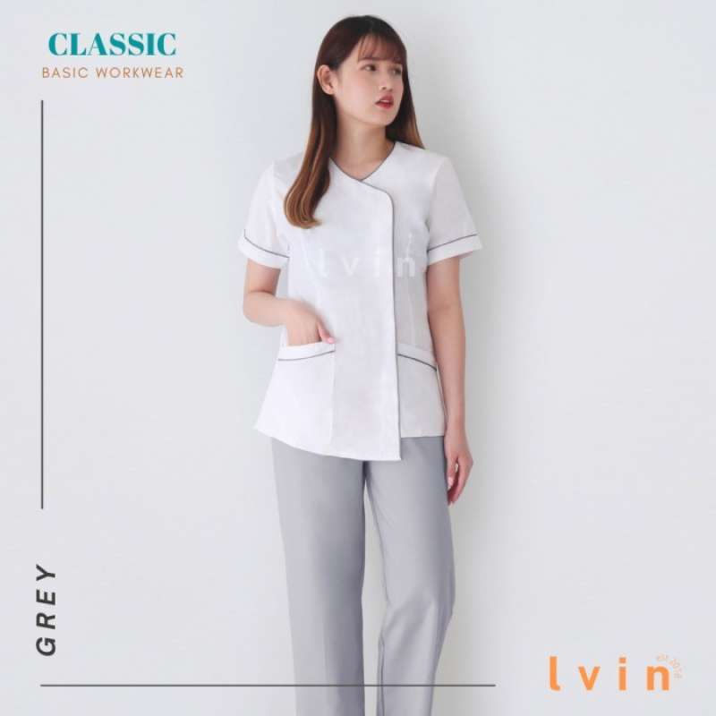 Jual Baju Suster /seragam Suster / Nanny Uniform Arale Kombinasi ...