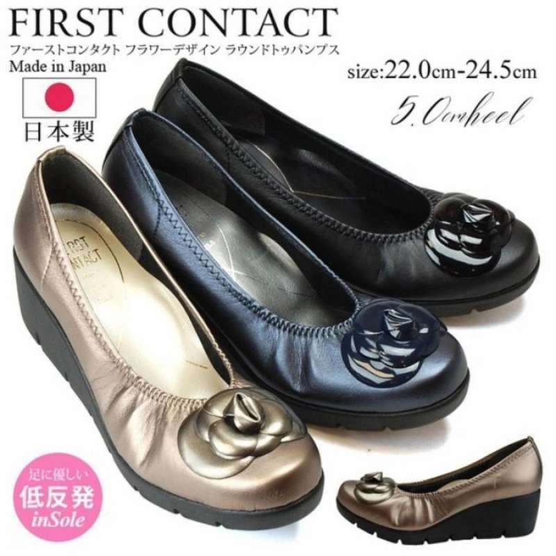 Jual Sepatu First Contact Model Bunga Original Japan / Sepatu First ...