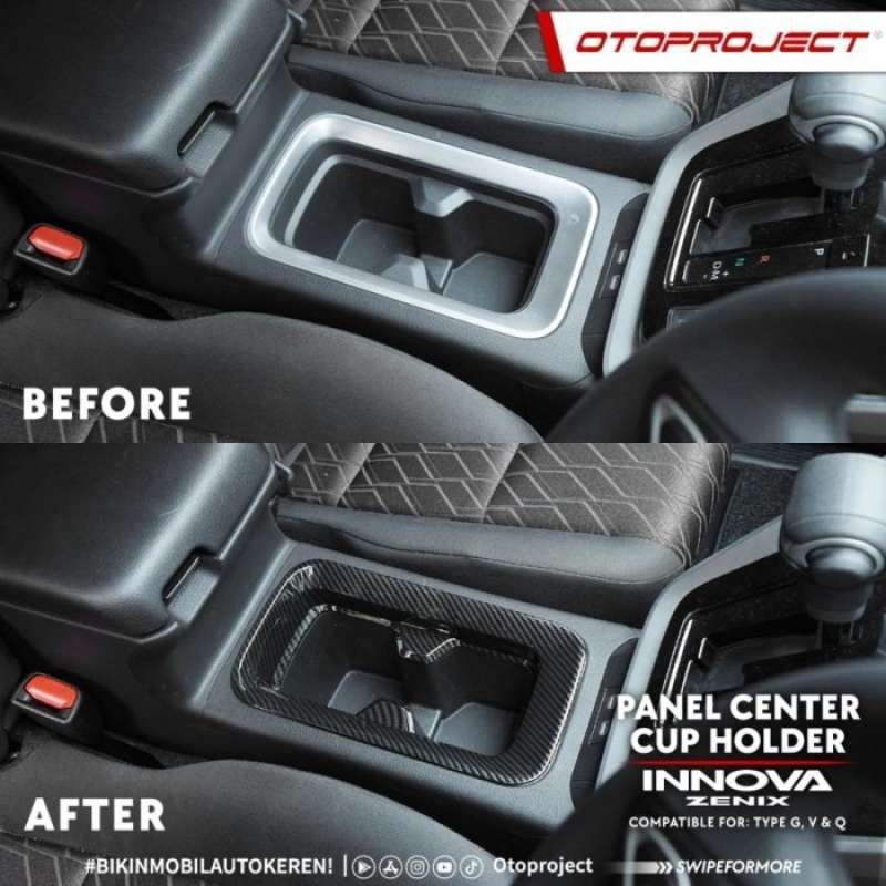 Promo Ori Ada Panel Center Cup Holder All Innova Zenix 2023 2022 ...