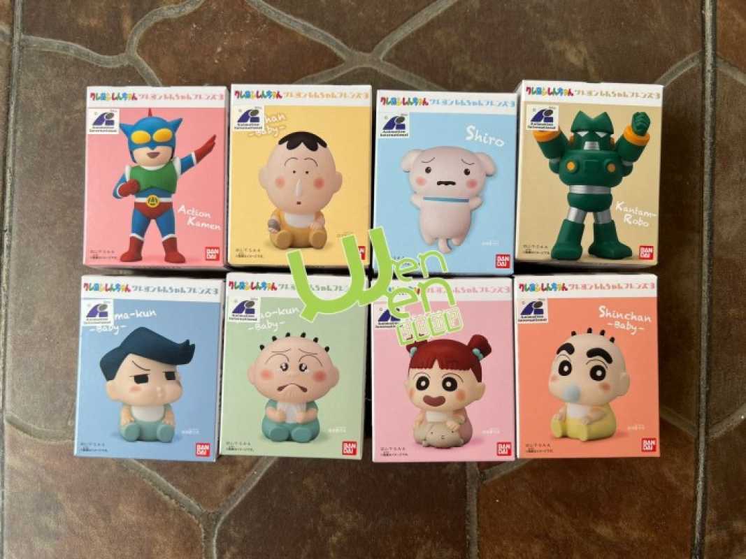 Promo Crayon Shinchan 3 Series Shiro Kamen Kantam Robo Figure - Bochan ...