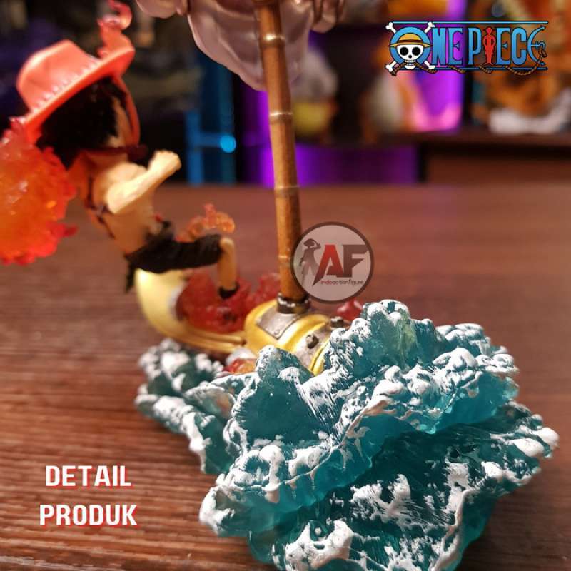 Promo Action Figure One Piece Portgas D Ace With Ship Mini G5 Studio ...
