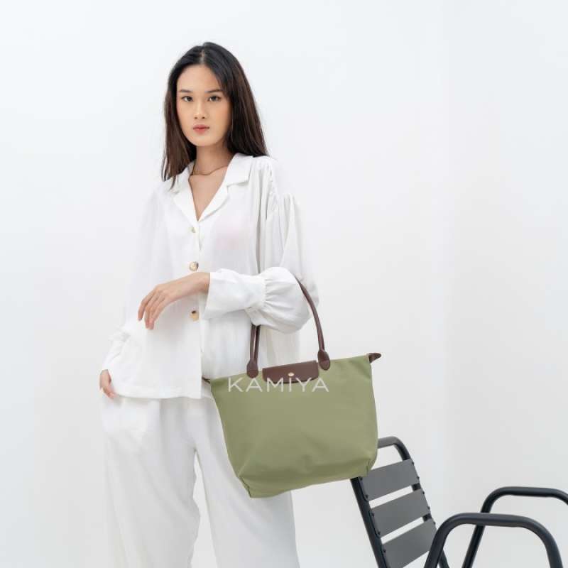 Jual Namikita Emira Tote Bag - Free Goodie Bag Tas Bahu Wanita - Black ...