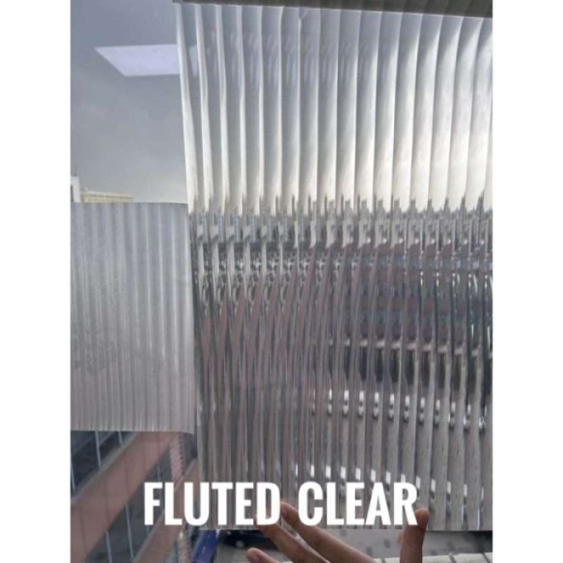 Jual B. Fluted Reeded Moru Glass Window Sticker | Sticker Kaca Fluted ...