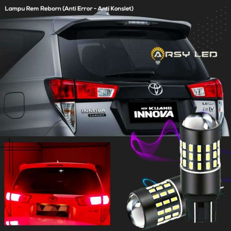 Jual Lampu Rem Led Innova Reborn Freed T20 54 Mata Nyala Normal ...