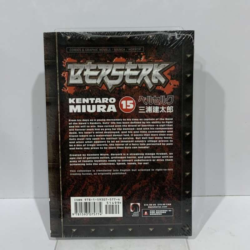 Promo Berserk Vol 15 Kentaro Miura Dark Horse Komik English Manga Diskon 23% Di Seller Malini ...