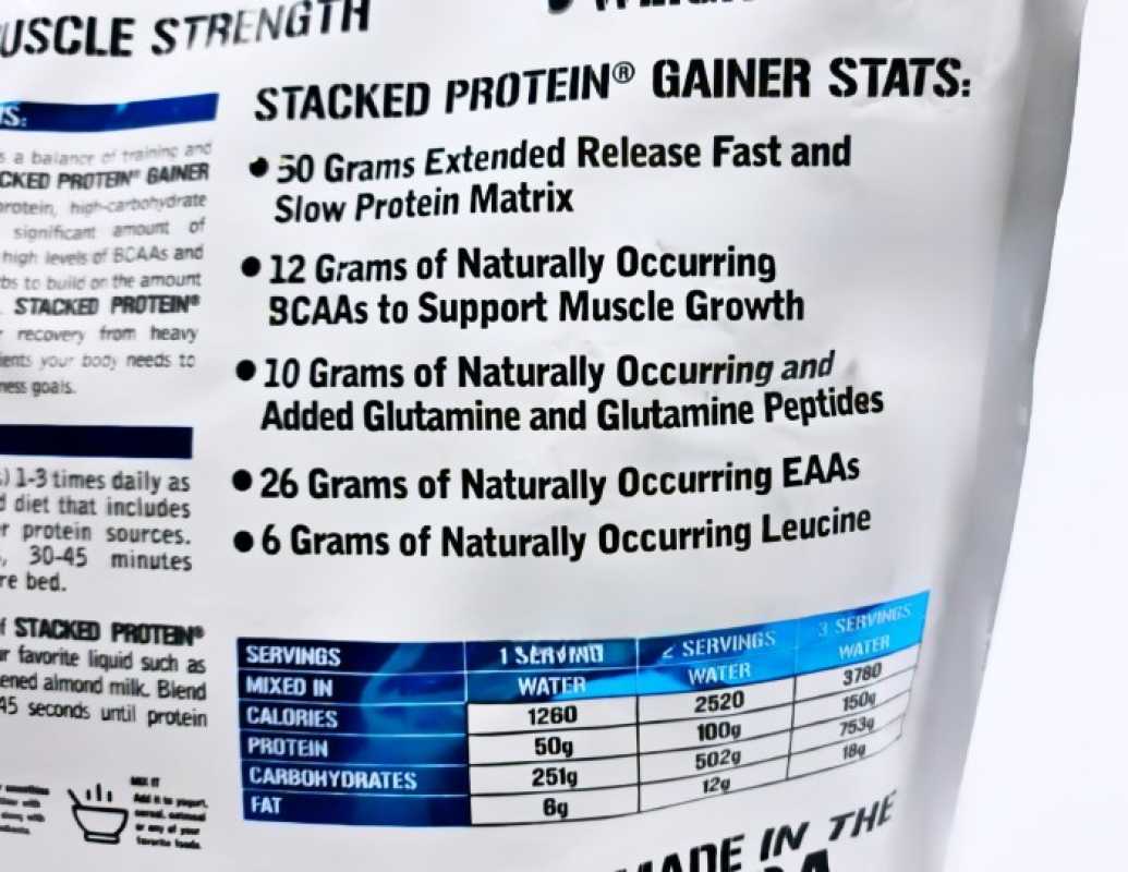 Promo Evl Stacked Protein Gainer 12 Lbs Gain Serious Mass On N Nmass