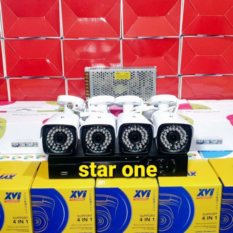 Promo Paket Cctv 4 Channel Kamera Outdoor 5mp 1080p Ir Sony Turbo Hd ...