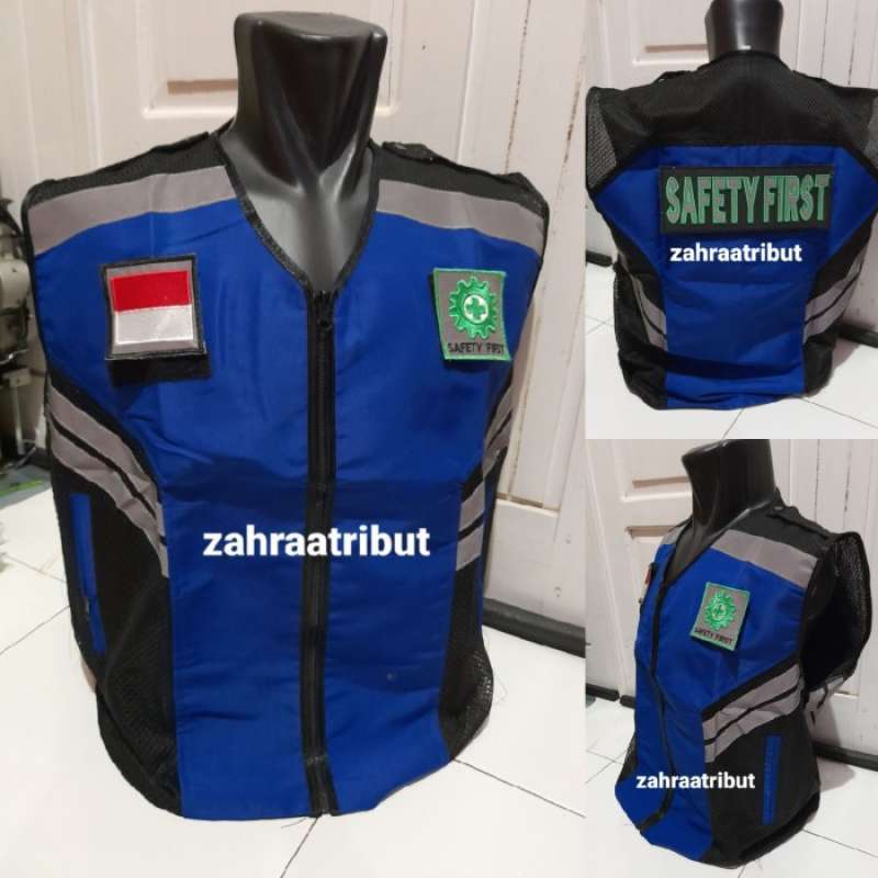 Promo Rompi Kerja Lapangan Proyek Keren - Biru, S Diskon 23% Di Seller ...