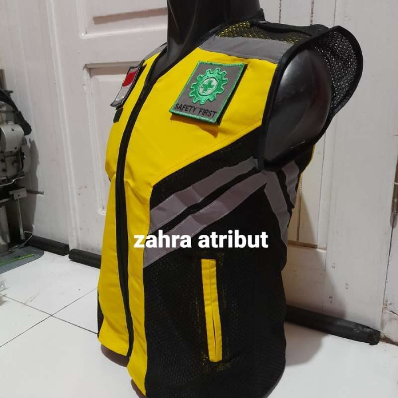 Promo Rompi Safety Vest Kerja Lapangan - Kuning, S Diskon 23% Di Seller ...