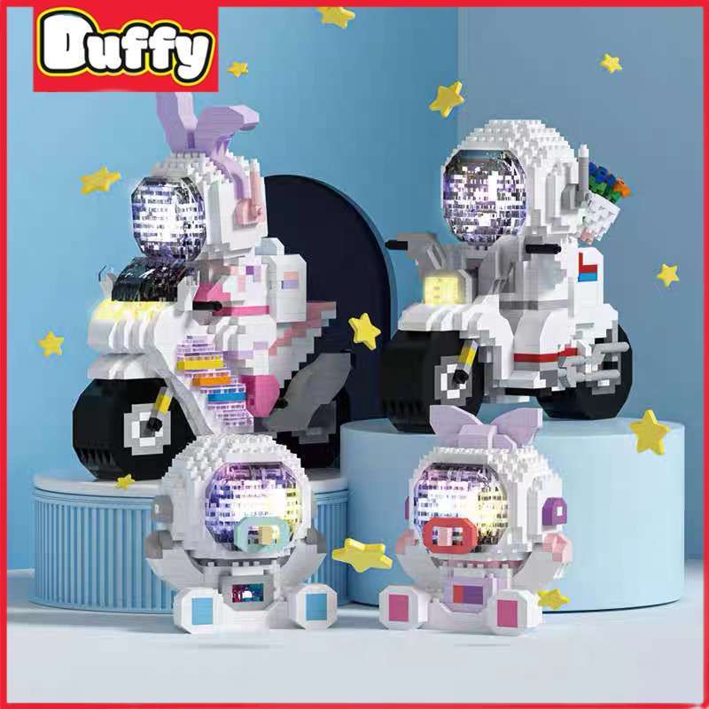 Promo （bisa Bersinar) Mainan Balok Edukasi Karakter Kartun Mainan Balok ...