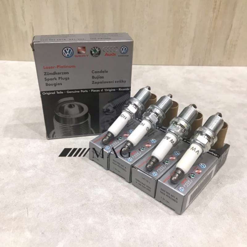 Promo Busi Spark Plug Audi A4 1.8t Q3 Q5 / Vw Golf 5 6 Gti 06h905601a ...