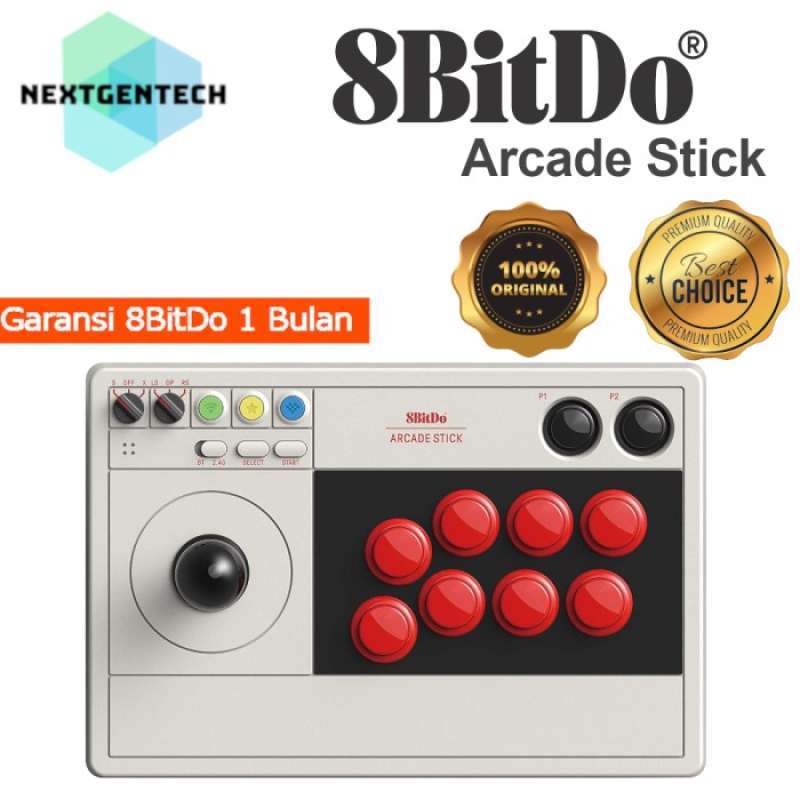 Promo Promo- 8bitdo Arcade Stick Fighting Stick Gamepad For Switch & Windows Diskon 50% Di ...