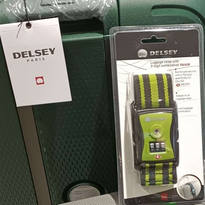 Jual Delsey Luggage Strap With 3-digit Combination Tsa Lock_ Di Seller ...
