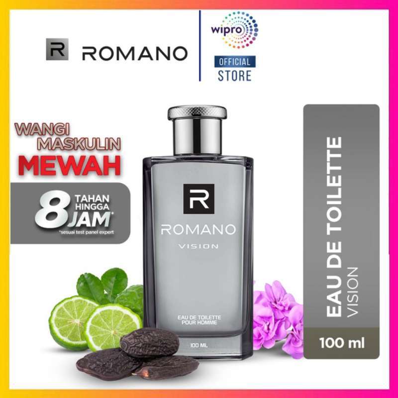 Jual Romano Eau De Toilette Parfum Pria Vision 100 Ml Di Seller Pro-id ...