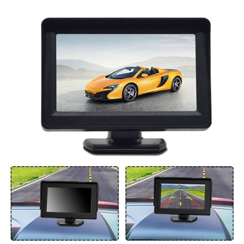 Promo Monitor Parkir Mobil Rear View Tft Lcd Display 4.3 Inch Diskon 23 ...